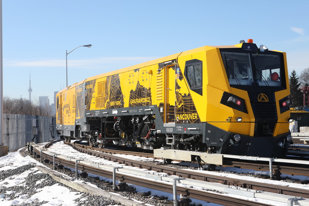 Large-scale track construction machinery from around the globe - Rhomberg Sersa Rail Group